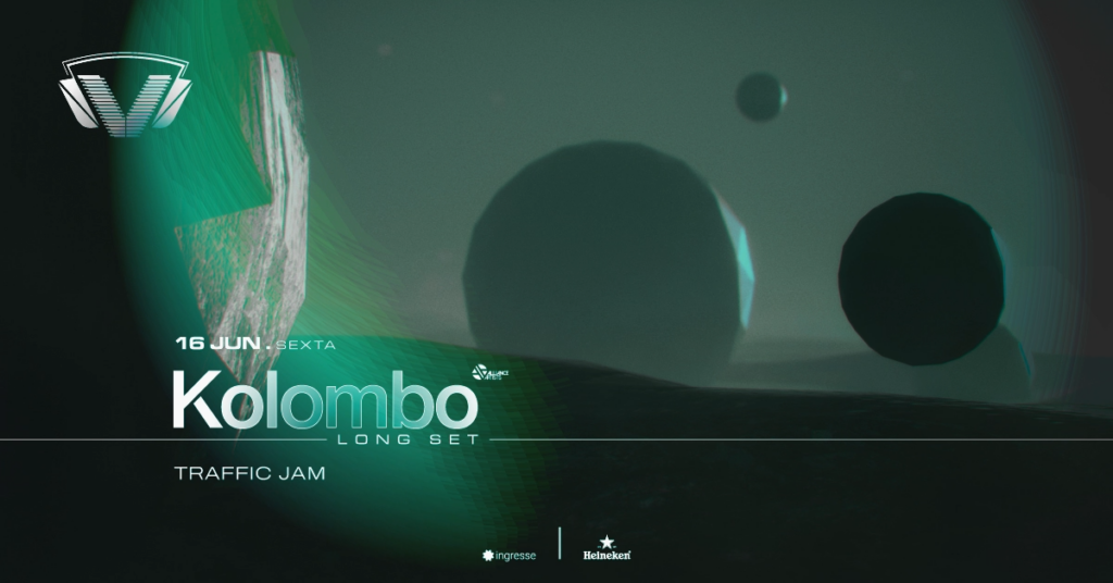 Kolombo, o renomado DJ e produtor belga, em Curitiba