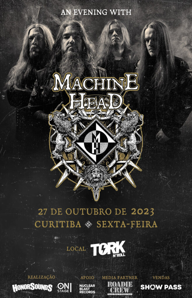 Machine Head traz Turnê Especial 'An Evening With Machine Head' para Curitiba